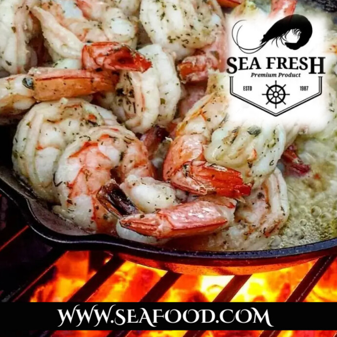 SHRIMP Template | PosterMyWall