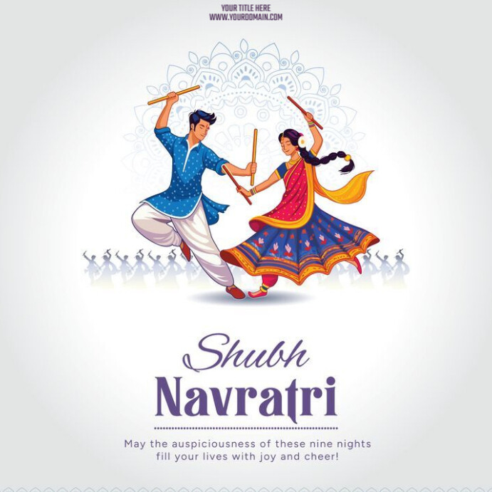 Shubh Navratri Template | PosterMyWall