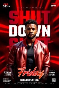 Shut down friday Template | PosterMyWall