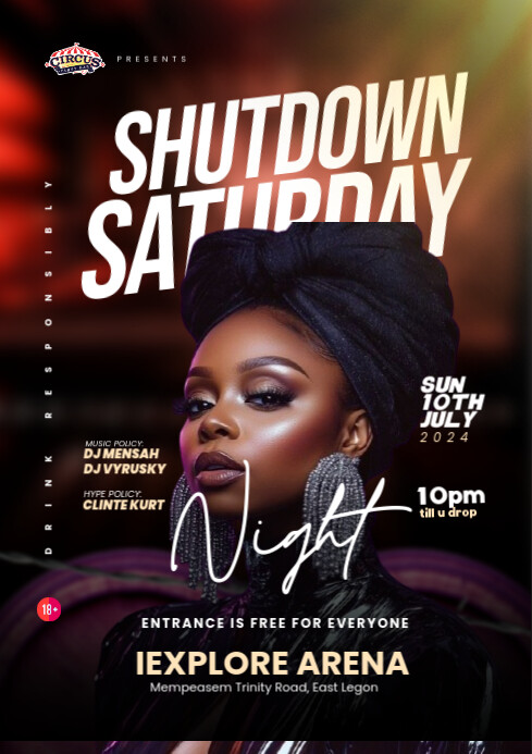 Copy of Shutdown Party Poster | PosterMyWall