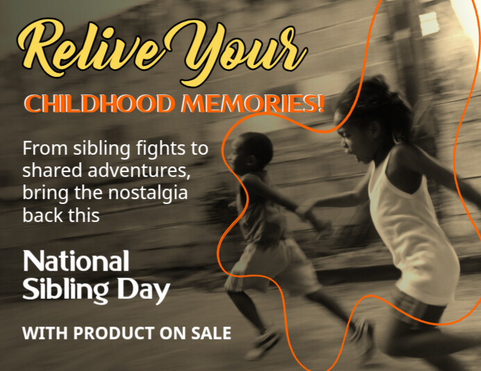 Sibling Day, Product Ad Template | PosterMyWall