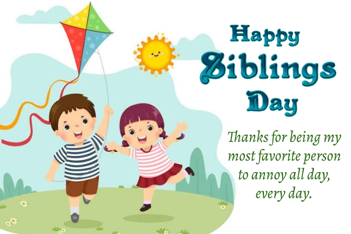 Siblings day Template | PosterMyWall
