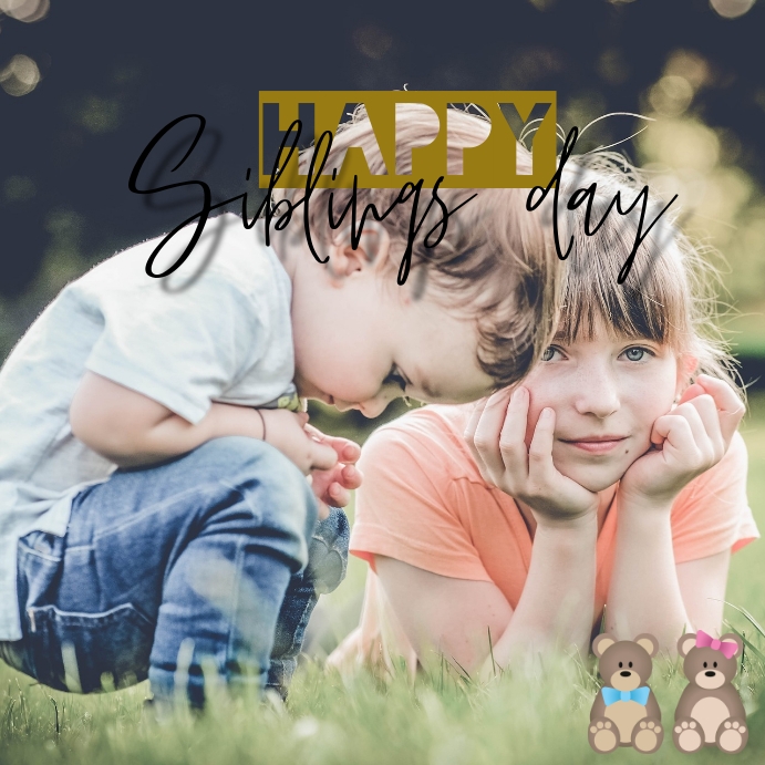 siblings day Template | PosterMyWall