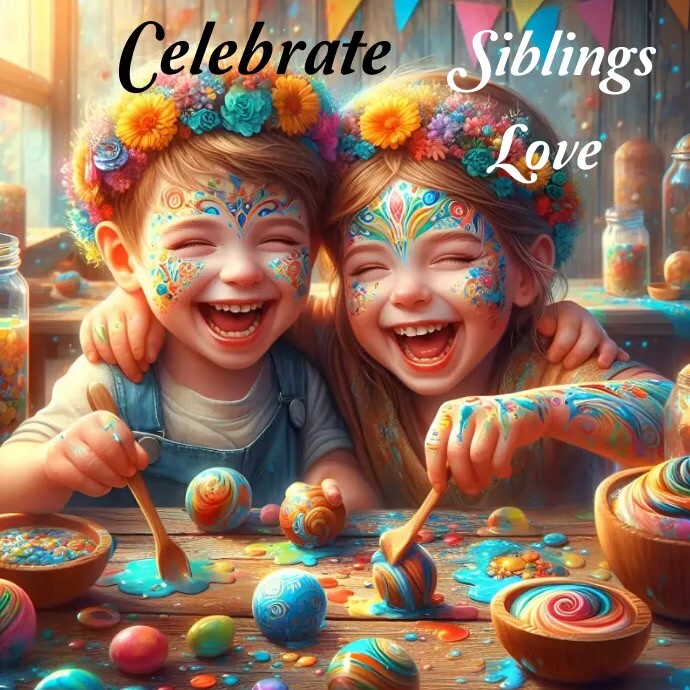 Siblings Day Template | PosterMyWall