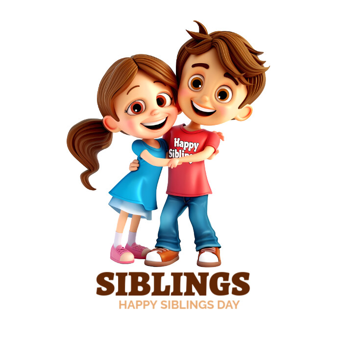 Modèle Siblings Day Logo | PosterMyWall