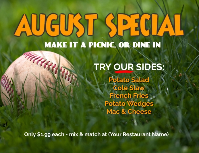 Side Orders Special Template | PosterMyWall