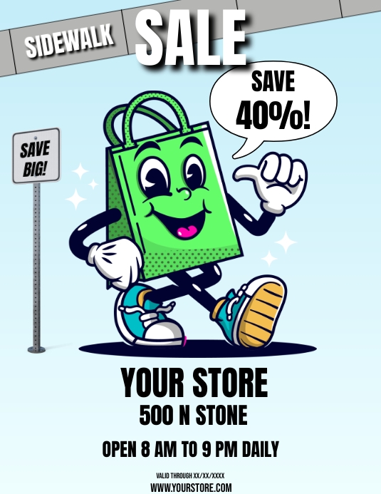 Copy of SIDEWALK SALE | PosterMyWall