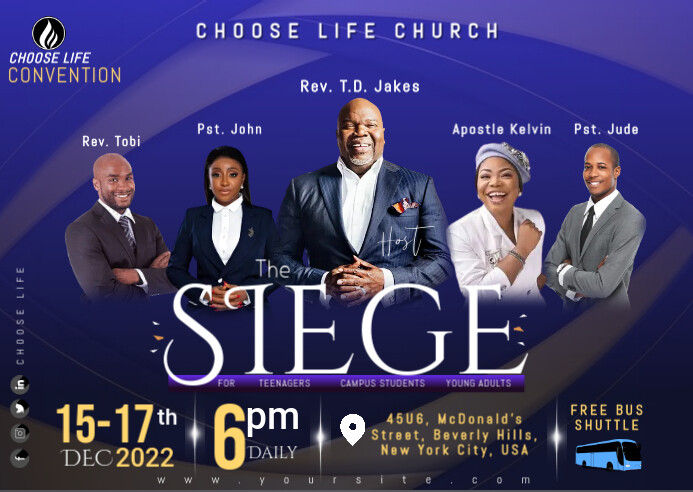 Siege Template | PosterMyWall