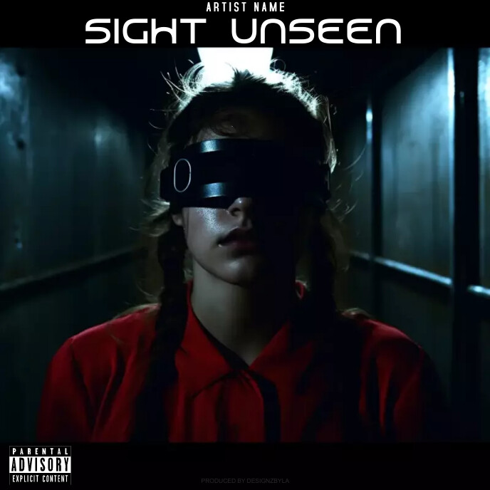 Plantilla de sight unseen Album Cover Design | PosterMyWall