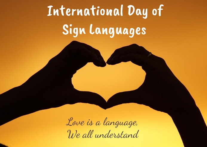 sign language day Template | PosterMyWall