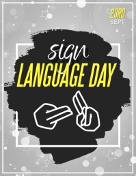 2,590+ sign language Customizable Design Templates | PosterMyWall