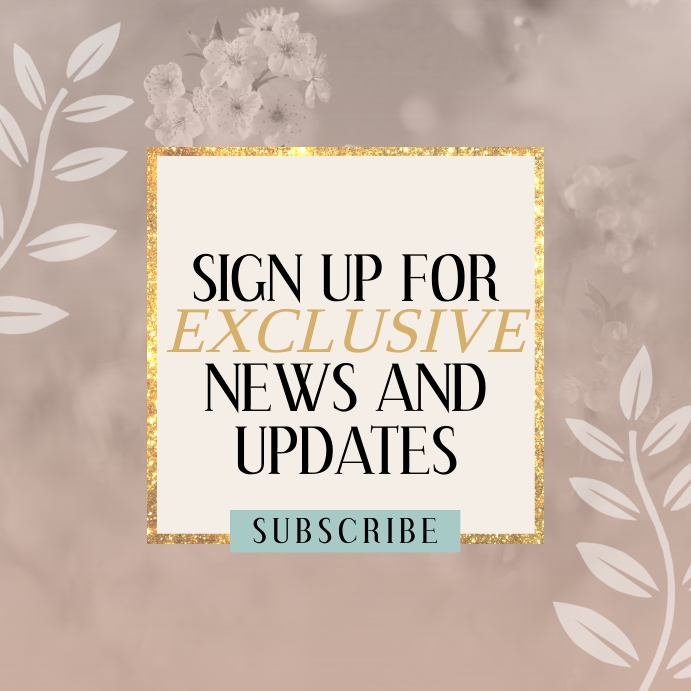 sign up for exclusive updates instagram post Template | PosterMyWall