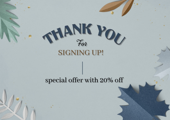 Signning up Template | PosterMyWall