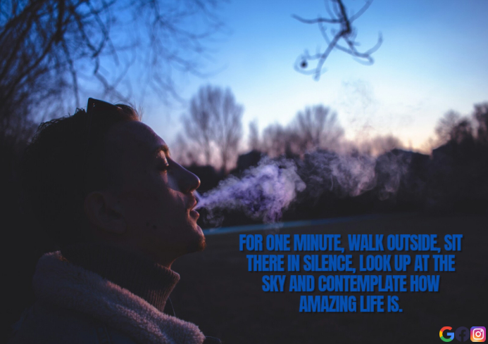 SILENCE AND AMAZING QUOTE TEMPLATE | PosterMyWall