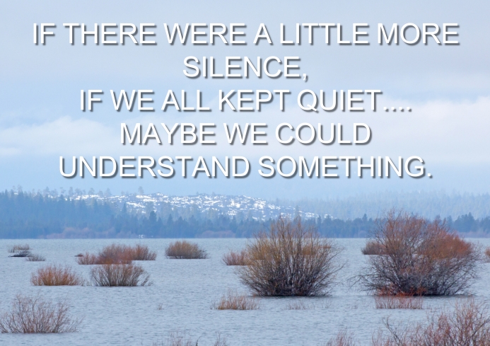 SILENCE AND QUIET QUOTE TEMPLATE | PosterMyWall