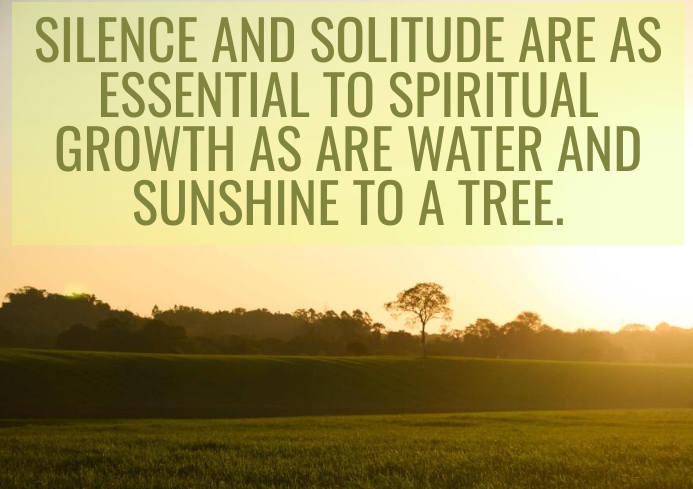 SILENCE AND SOLITUDE QUOTE TEMPLATE | PosterMyWall
