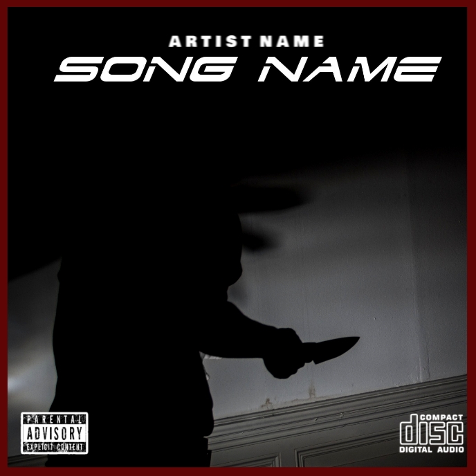 Silhouette Album cover template | PosterMyWall