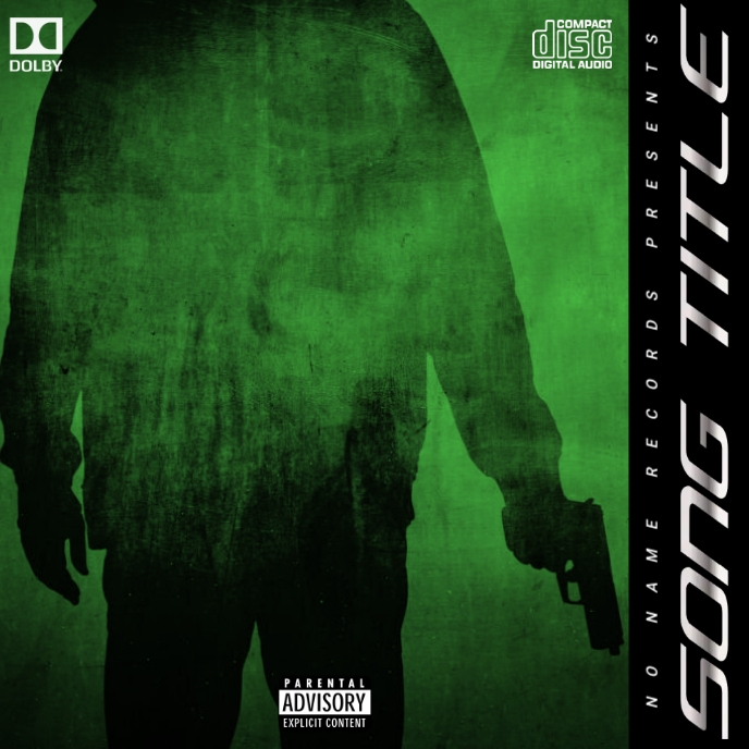 SILHOUETTE GUNS / BULLETS ALBUM COVER Template | PosterMyWall