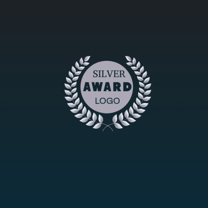 Modèle silver award logo | PosterMyWall