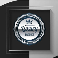 Premium Logo Silver Template | PosterMyWall
