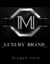 Silver Letter Logo Template | PosterMyWall