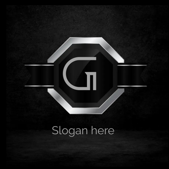 Silver Letter Logo Template | PosterMyWall