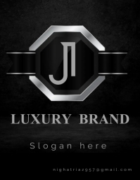 Silver Letter Logo Template | PosterMyWall