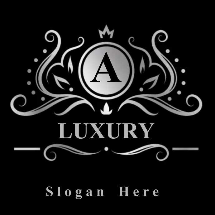 Silver Letter Logo Template | PosterMyWall