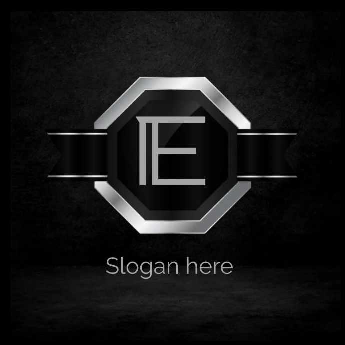 Silver Letter Logo Template | PosterMyWall