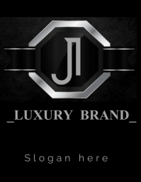 Silver Letter Logo Template | PosterMyWall