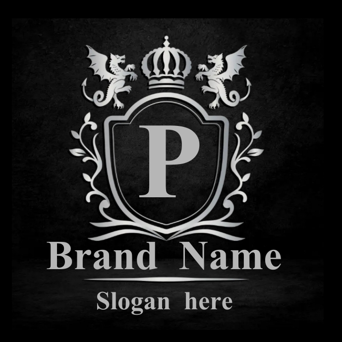 Silver Letter Logo Template | PosterMyWall