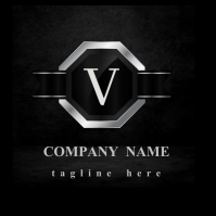 Silver Letter Logo Template | PosterMyWall