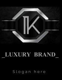 Silver Letter Logo Template | PosterMyWall