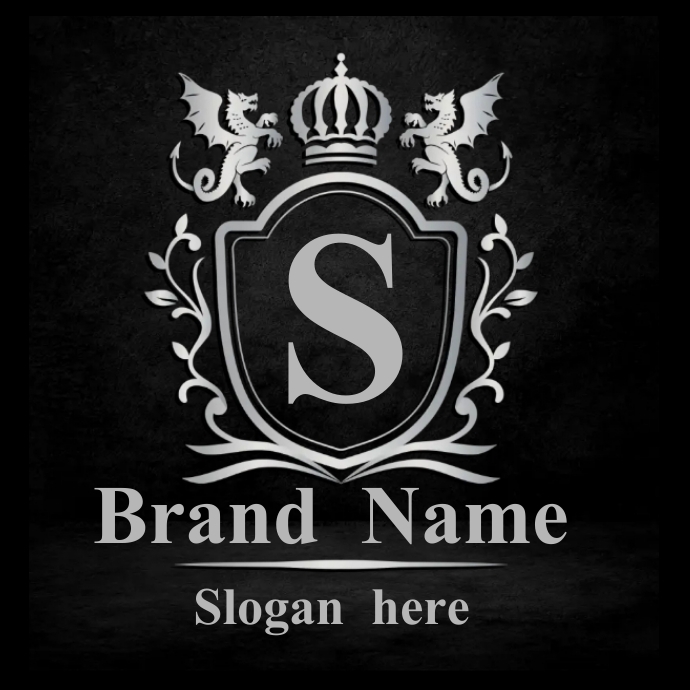 Silver Letter Logo Template | PosterMyWall