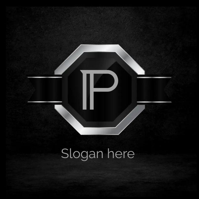 Silver Letter Logo Template | PosterMyWall
