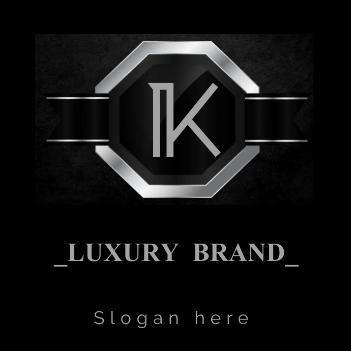 Silver Letter Logo Template | PosterMyWall