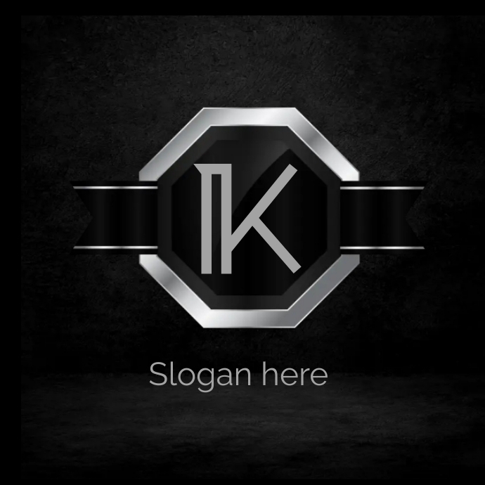 Silver Letter Logo Template | PosterMyWall