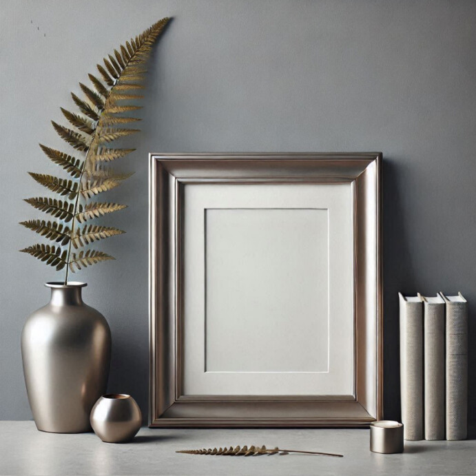 silver photo frame Template | PosterMyWall