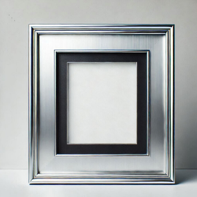 silver photo frame Template | PosterMyWall