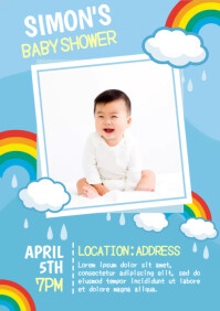 Baby Shower Layout Template | PosterMyWall