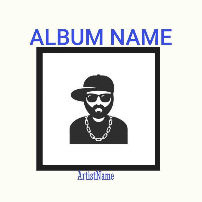Simple Album cover Template | PosterMyWall