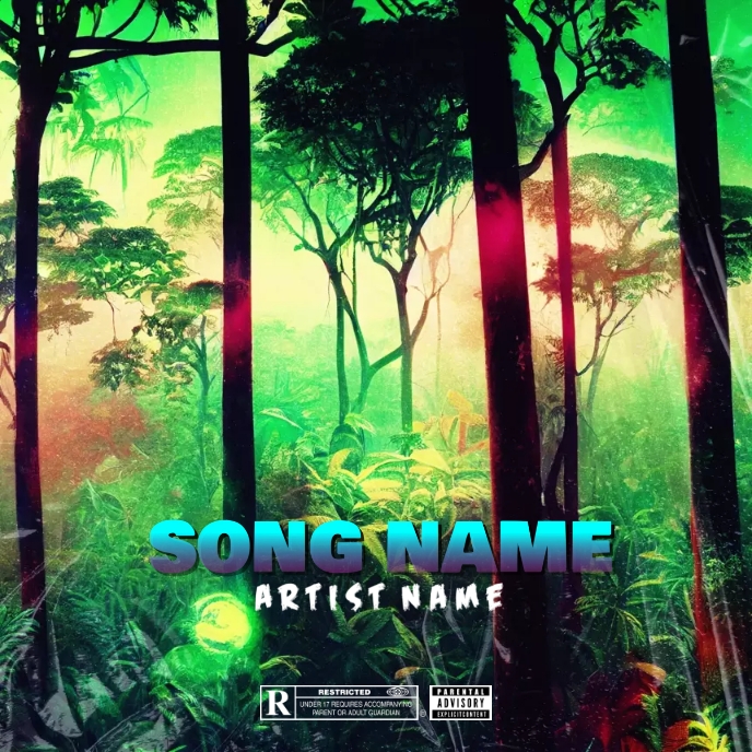 Simple Album Cover music art trap mixtape rap Template | PosterMyWall