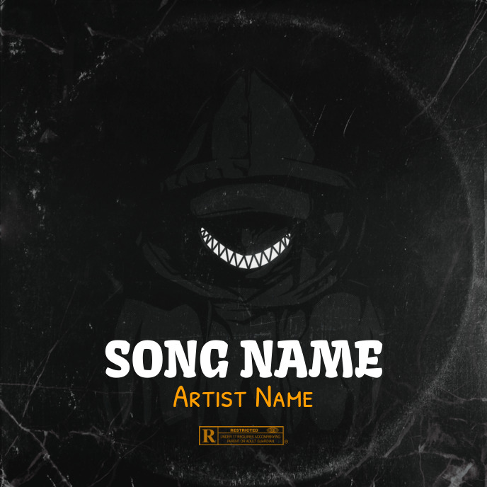 Simple Album Cover music art trap mixtape rap Template | PosterMyWall