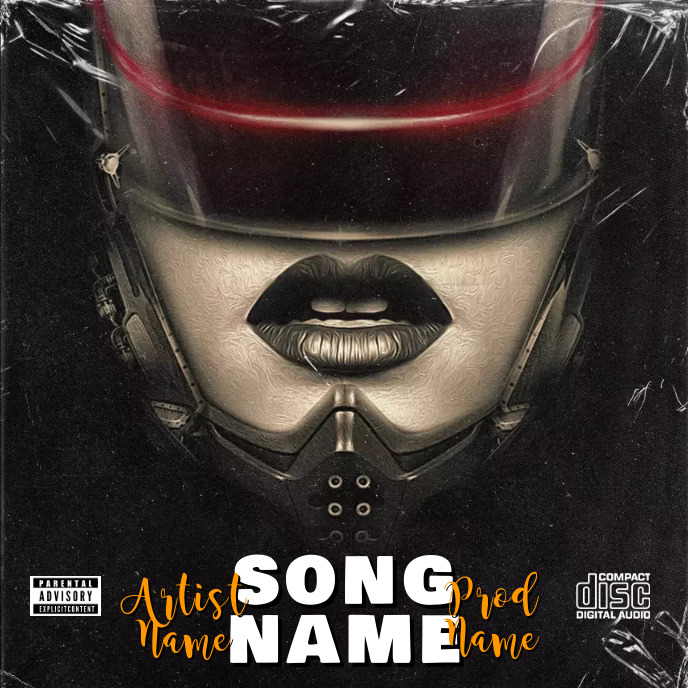 Simple Album Cover music art trap mixtape rap Template | PosterMyWall