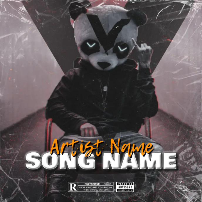 Simple Album Cover music art trap mixtape rap Template | PosterMyWall