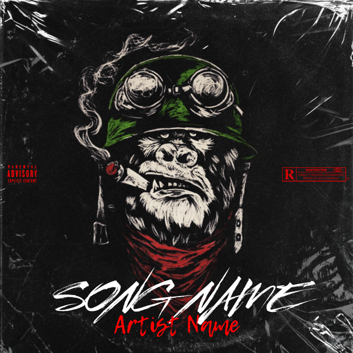 Copy of Simple Album Cover music art trap mixtape rap | PosterMyWall