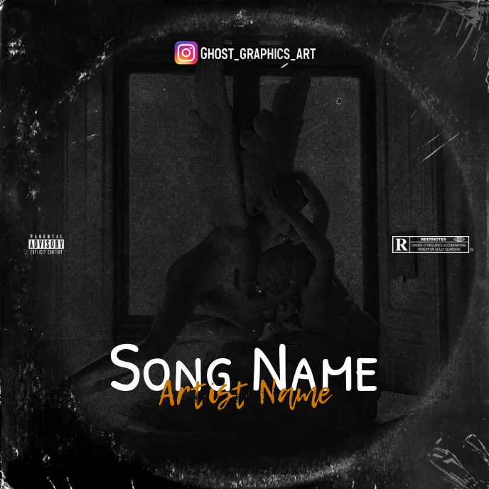 Modèle Simple Pochette D'album Musique Art Piège Mixtape Rap | PosterMyWall