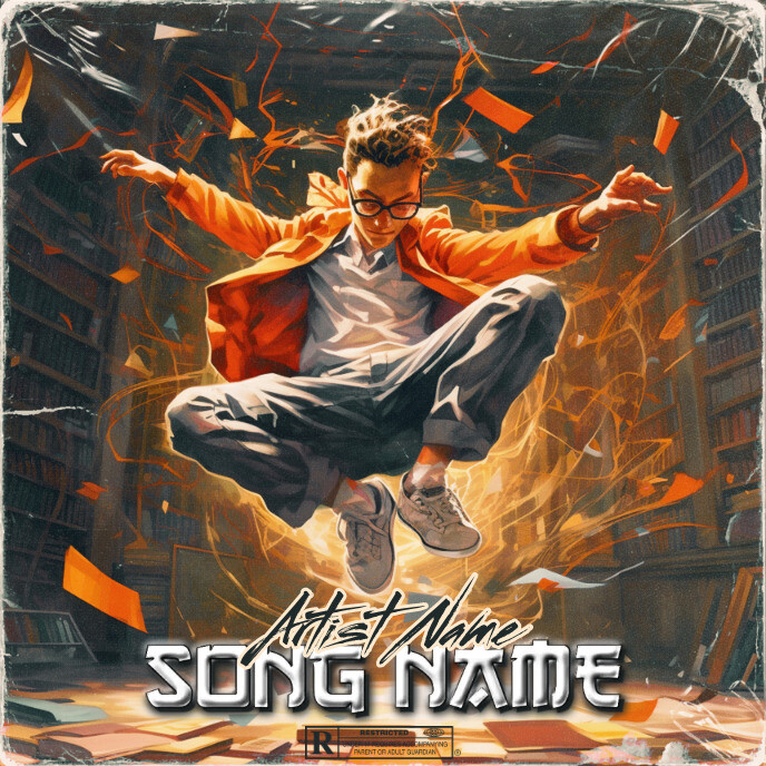 Simple Album Cover music art trap mixtape rap Template | PosterMyWall