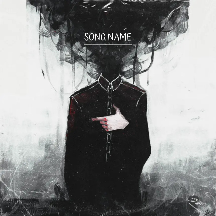 Simple Album Cover music art trap mixtape rap Template | PosterMyWall