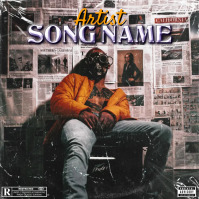 Simple Album Cover music art trap mixtape rap Template | PosterMyWall